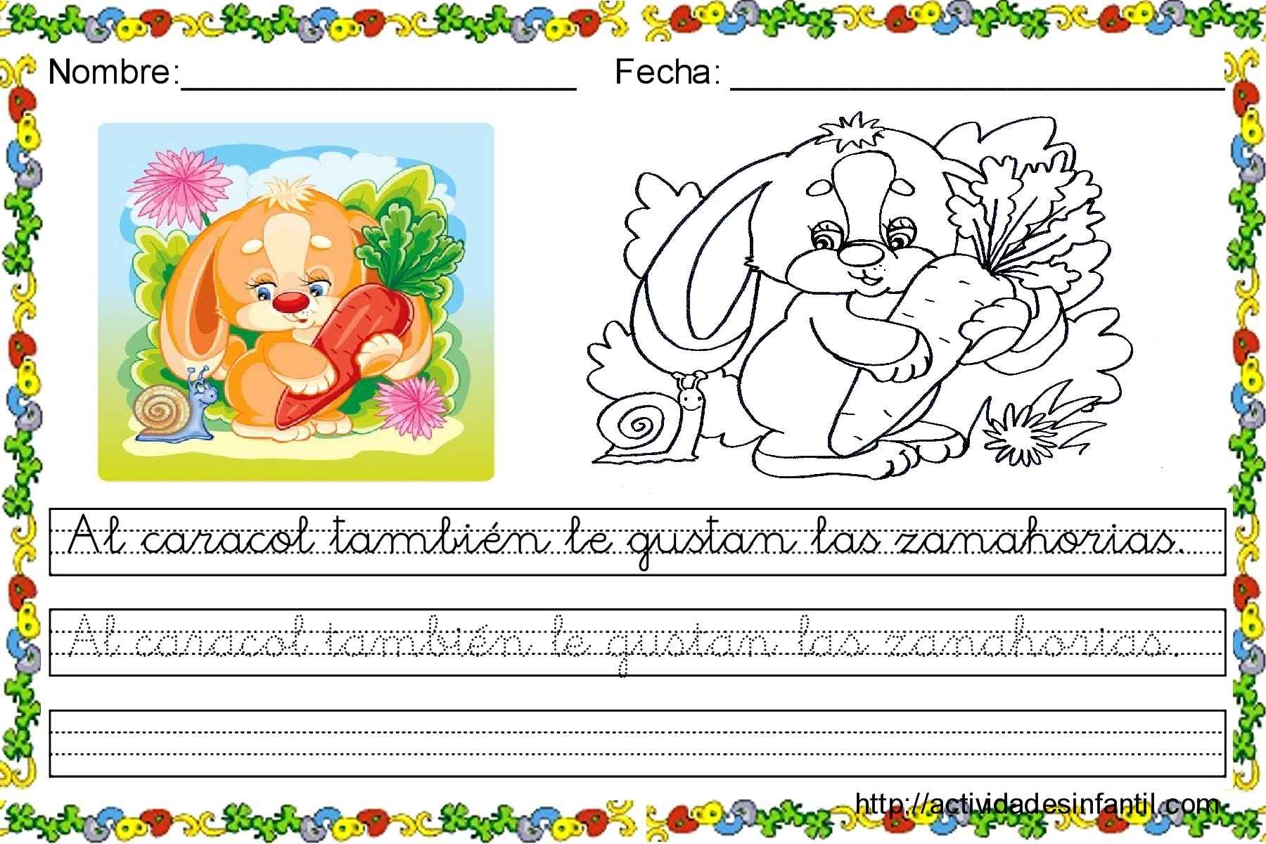 Aprendemos a leer y escribir con bonitos animales (1) - Actividades ...